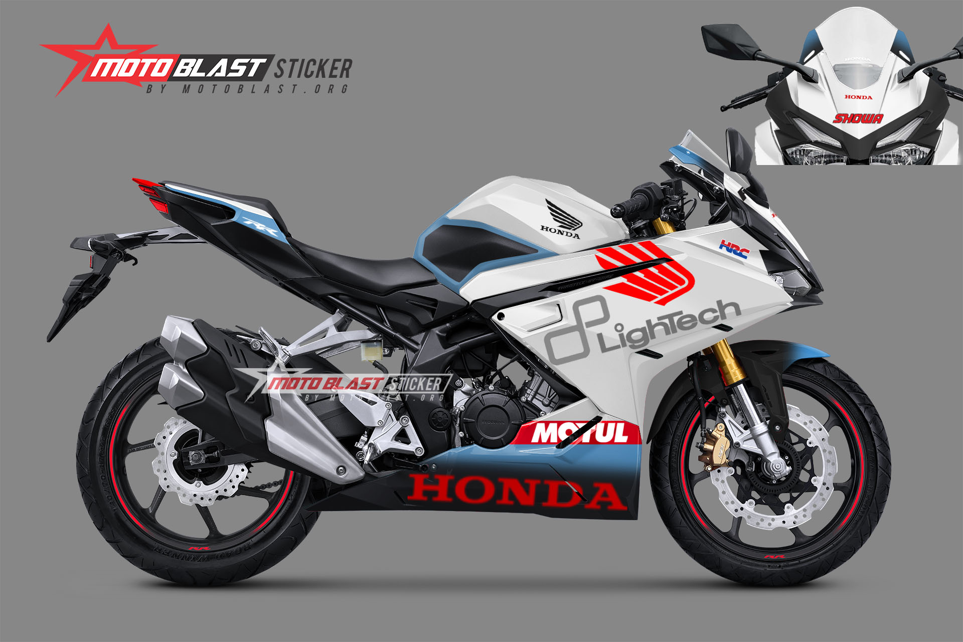 Modifikasi Striping Honda New CBR250RR 2022 - MOTOBLAST