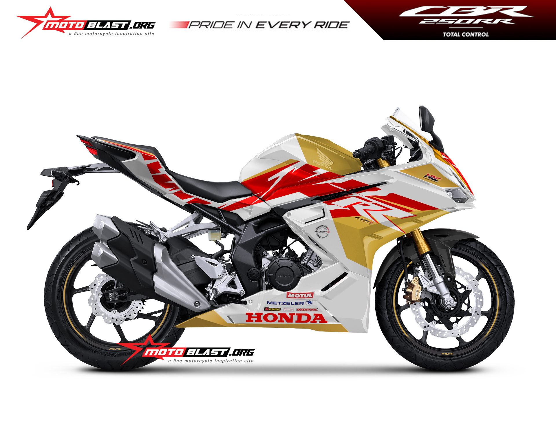 Digital Modifikasi striping Honda New CBR250RR livery McGuinnes - MOTOBLAST