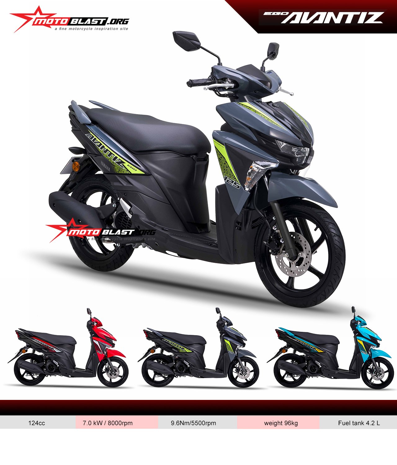 Yamaha EGO Avantiz malaysia kembaran Mio Soul GT 125 dapat update warna ...