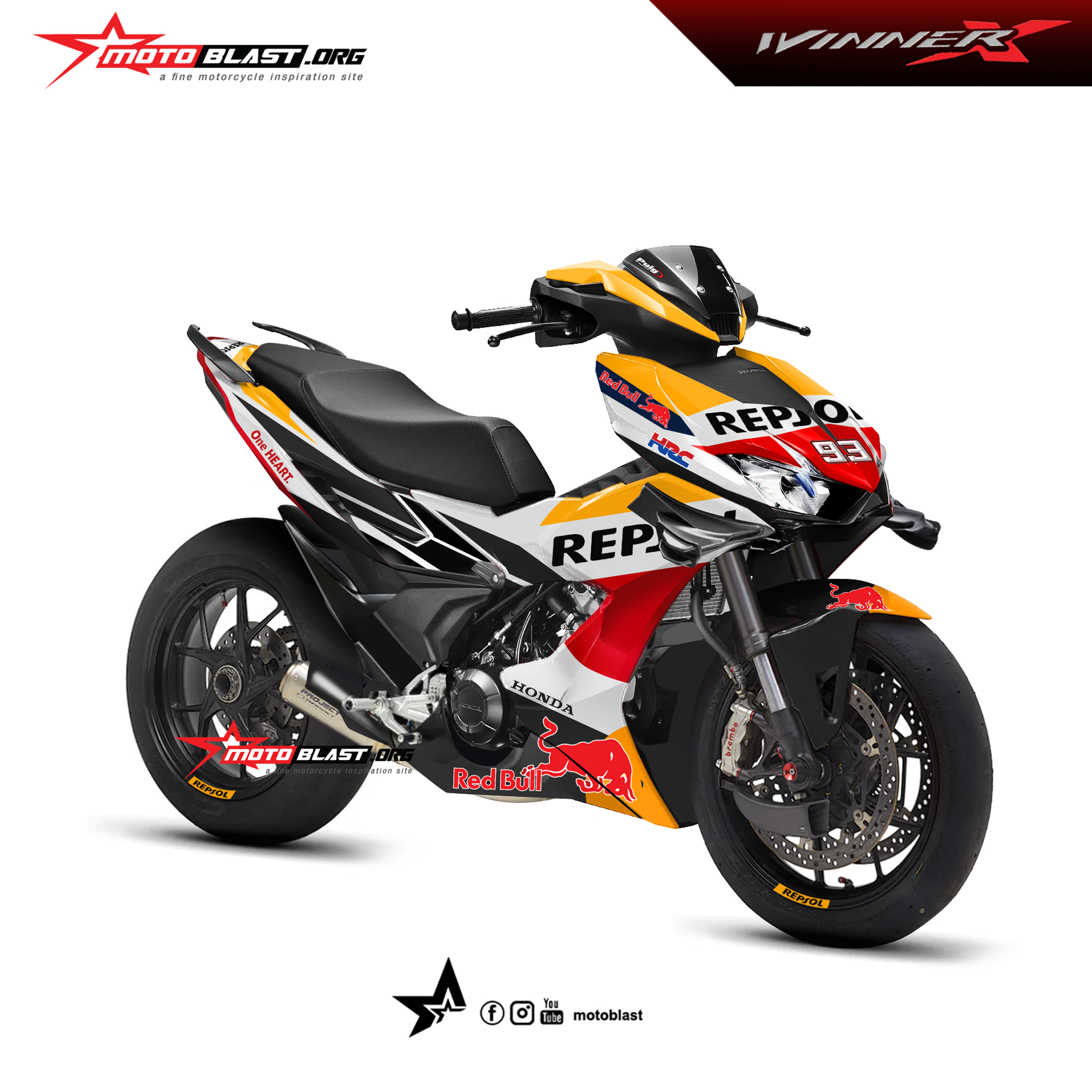 Digital Imaging Modifikasi Honda Winner X Repsol ubah kaki kaki super ...
