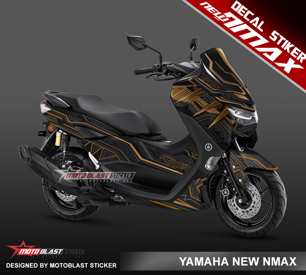 Modifikasi Striping Yamaha New Nmax Kill Monger 2023 - MOTOBLAST
