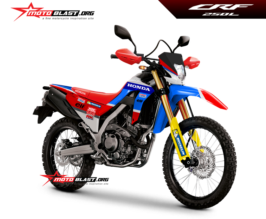 FIRST Modifikasi Striping Honda CRF250 Rally - MOTOBLAST