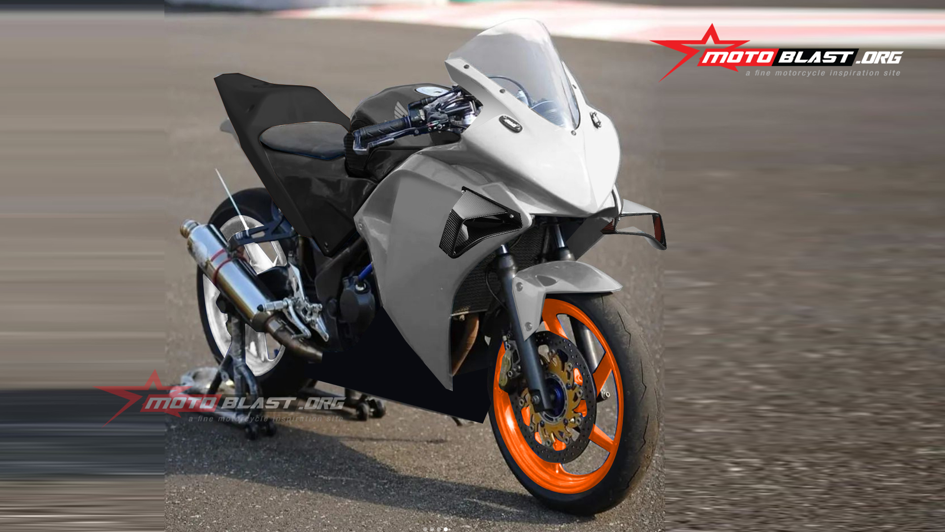 Ketika Honda CBR250R Thailand pake Body Balap dan Aerowings - MOTOBLAST