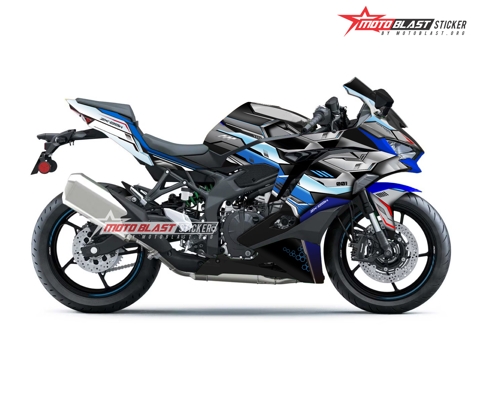 Modifikasi Striping Kawasaki ZX-25R Cyborg - MOTOBLAST