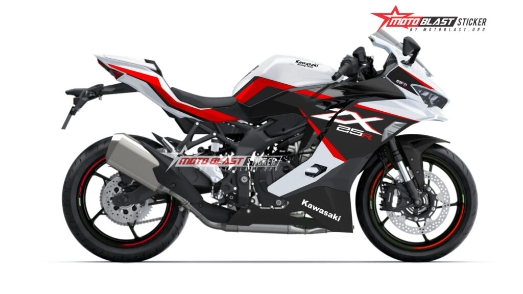 Modifikasi Striping Ninja ZX-25R RWB - MOTOBLAST