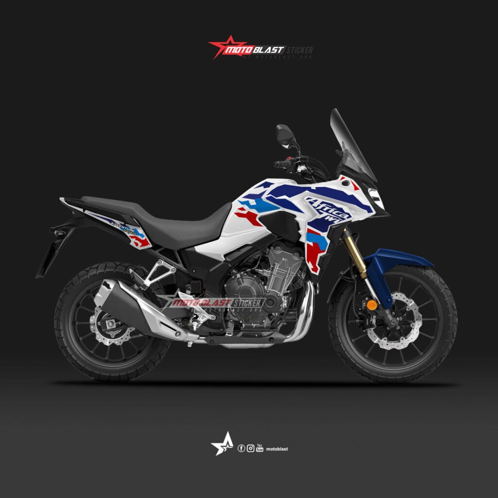 Modifikasi striping Honda CB500X livery Africa Twin 2024 - MOTOBLAST