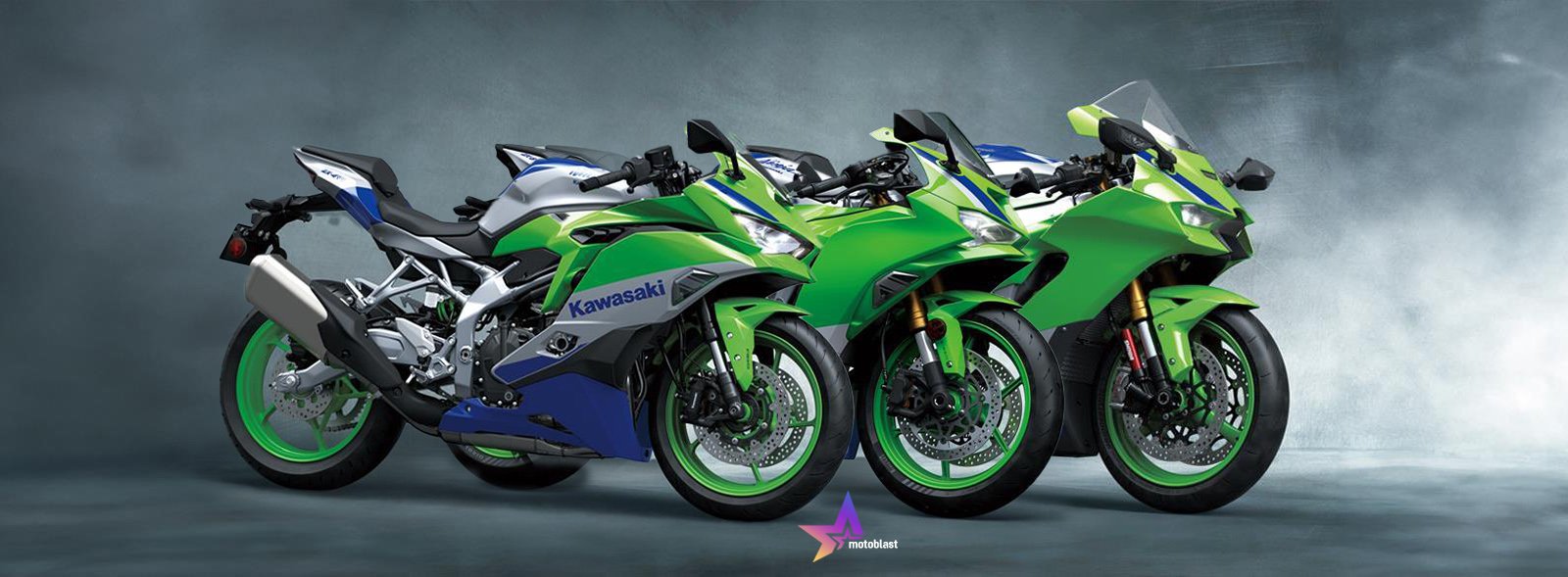 Kawasaki ZX4RR, ZX6R dan ZX10R edisi 40th Ninja - MOTOBLAST