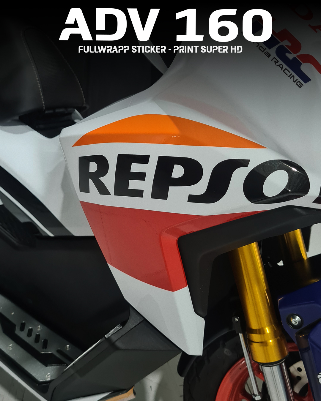 HONDA ADV 160 REPSOL EDISI WARNA PUTIH - MOTOBLAST