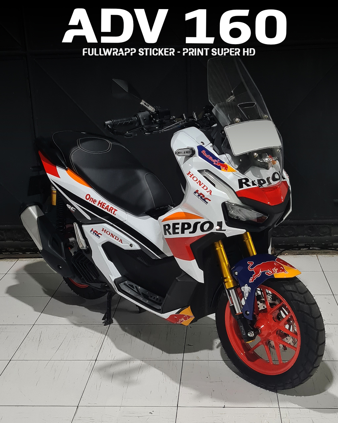 HONDA ADV 160 REPSOL EDISI WARNA PUTIH - MOTOBLAST