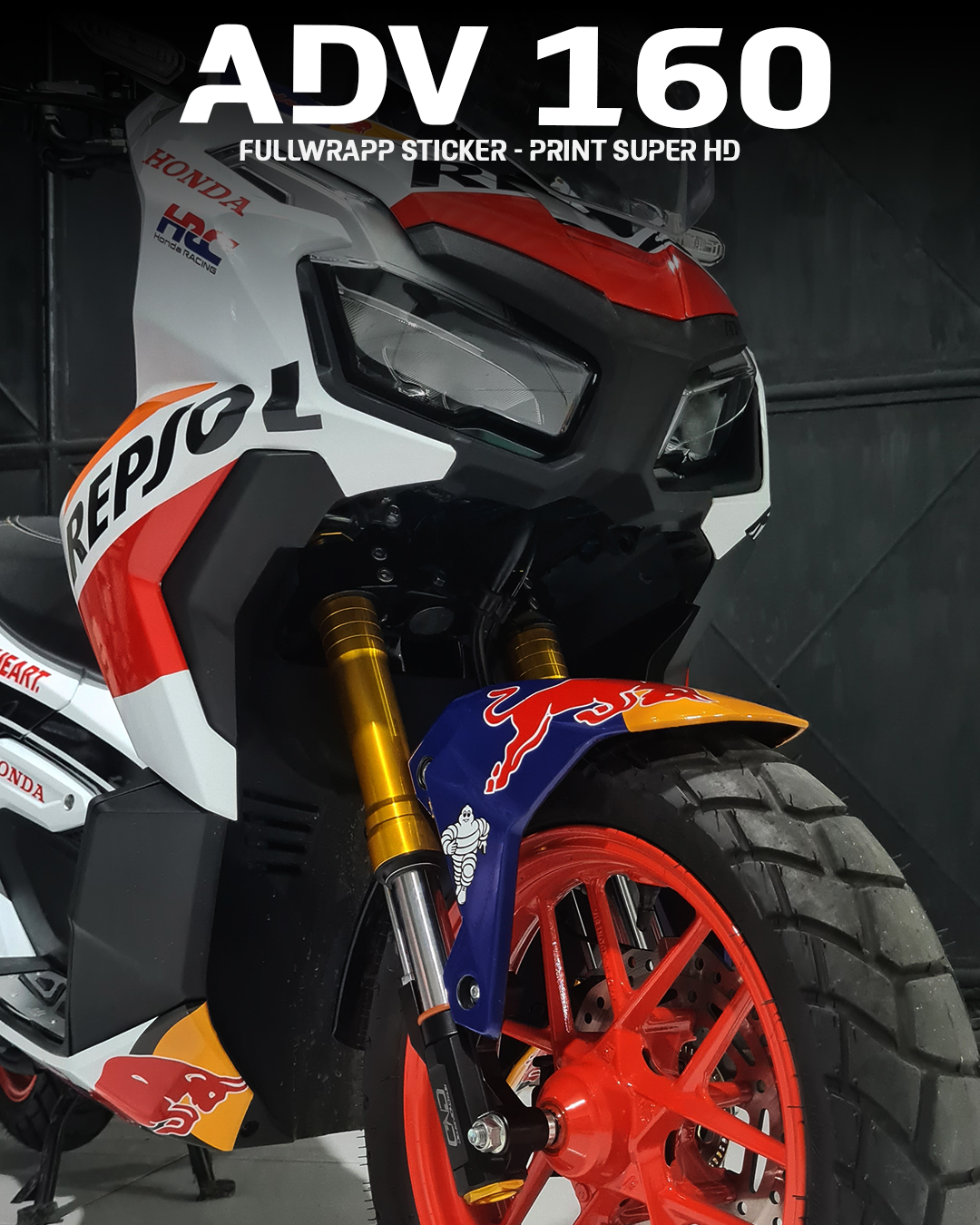 HONDA ADV 160 REPSOL EDISI WARNA PUTIH - MOTOBLAST