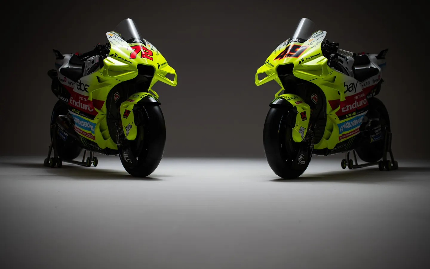 Pertamina Enduro VR46 Tim Motogp 2024 rilis - warna Fluorescent nih ...