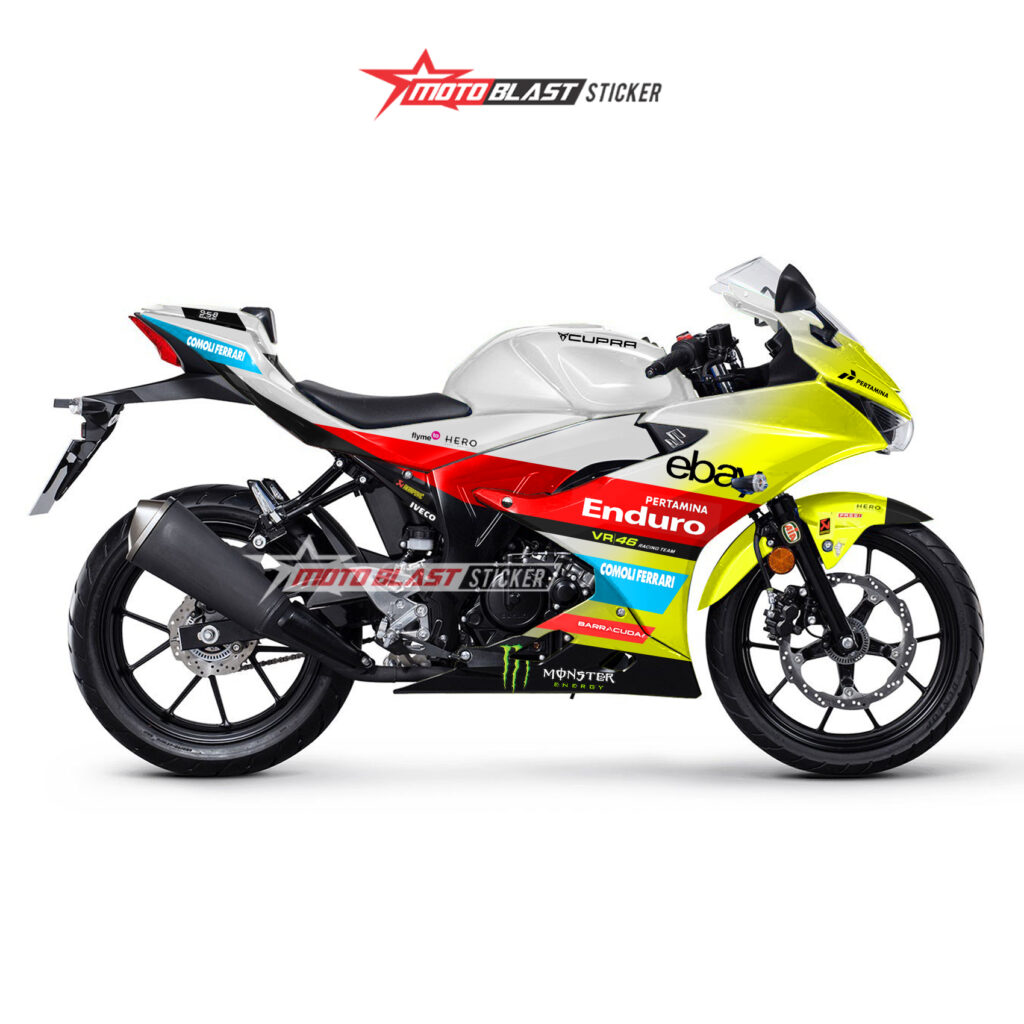 Modifikasi Striping Suzuki GSXR150 pertamina Enduro VR46 Racing team ...