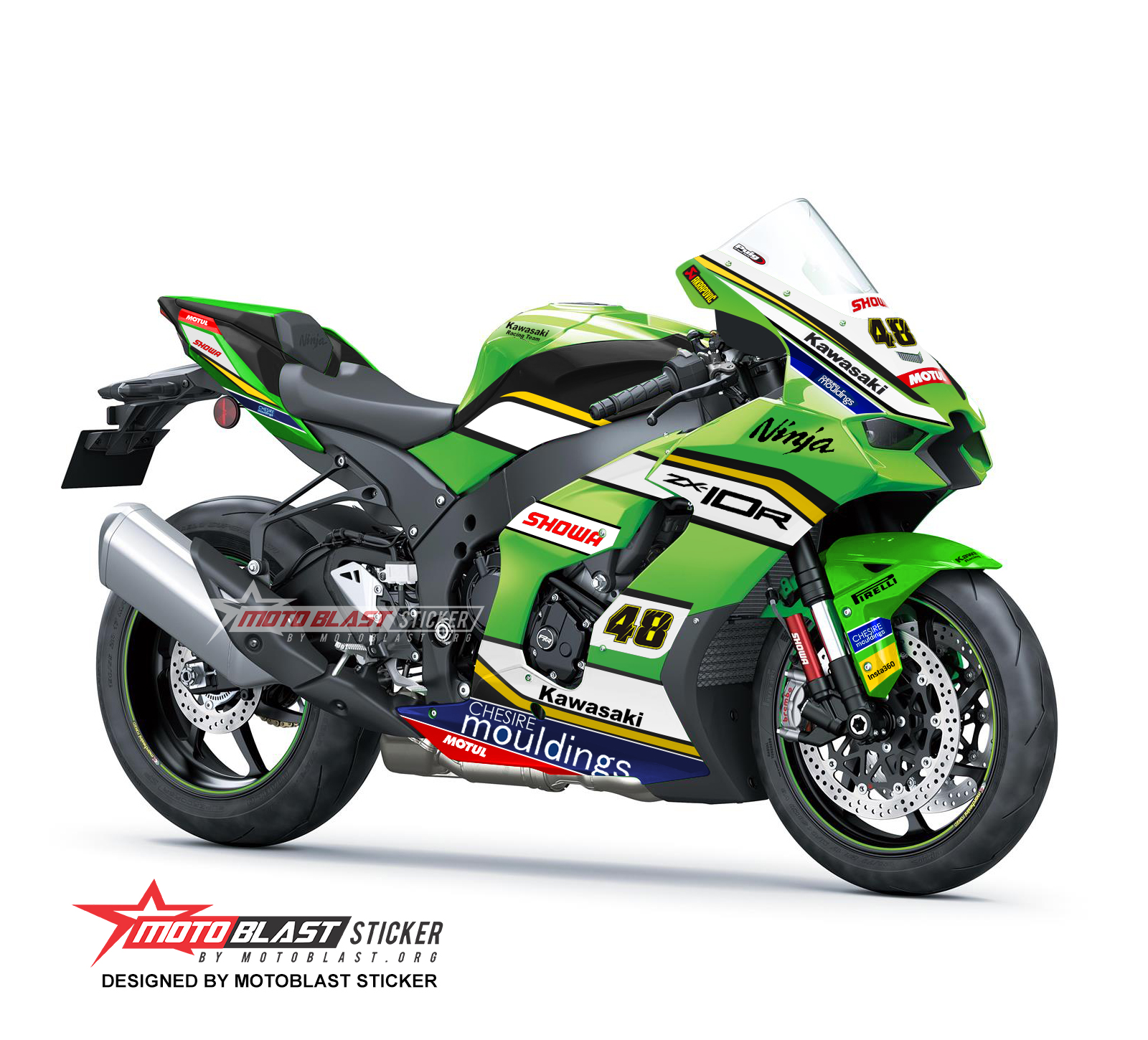 Modifikasi Striping ZX10R WSBK 2024 - MOTOBLAST