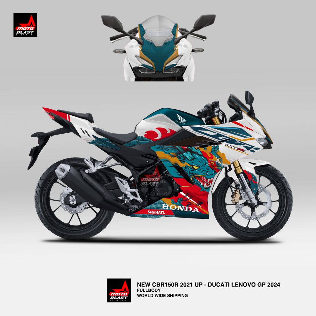 Modifikasi Striping Honda New CBR150R K45R 2024 livery Dragon crott ...