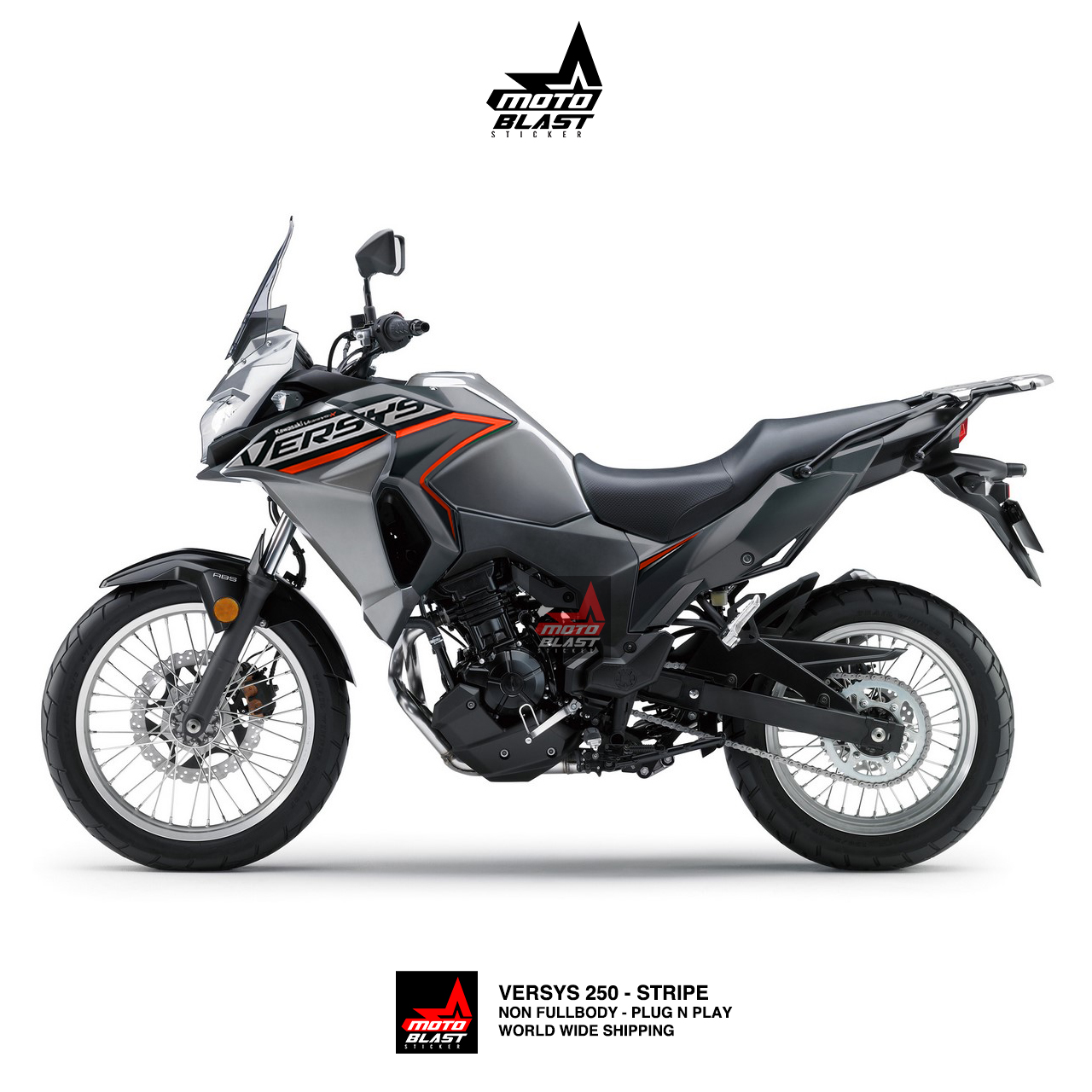 Modifikasi Striping Kawasaki Versys X 250 2017 livery terbaru 2024 ...