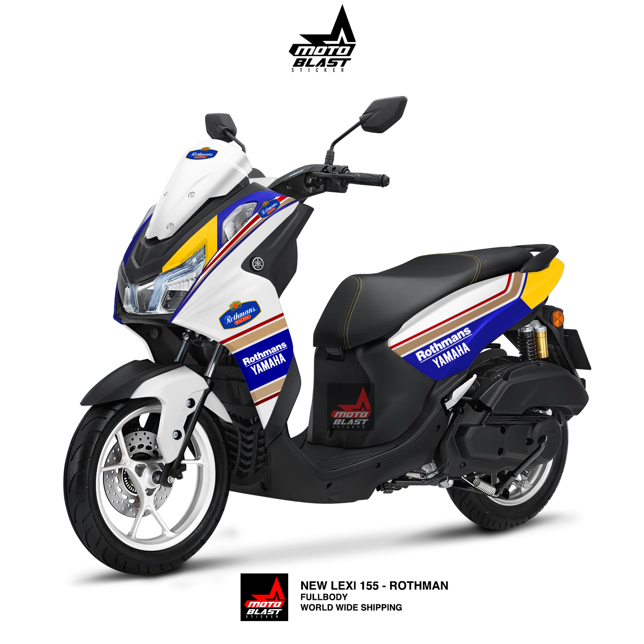 Modifikasi Yamaha Lexi 125 lebih Bongsor, kekar bin Gahar - Big Fighter ...