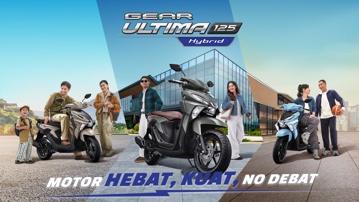 Yamaha Gear Ultima 125 Hybrid 2025 resmi rilis harga 19 jutaan - MOTOBLAST