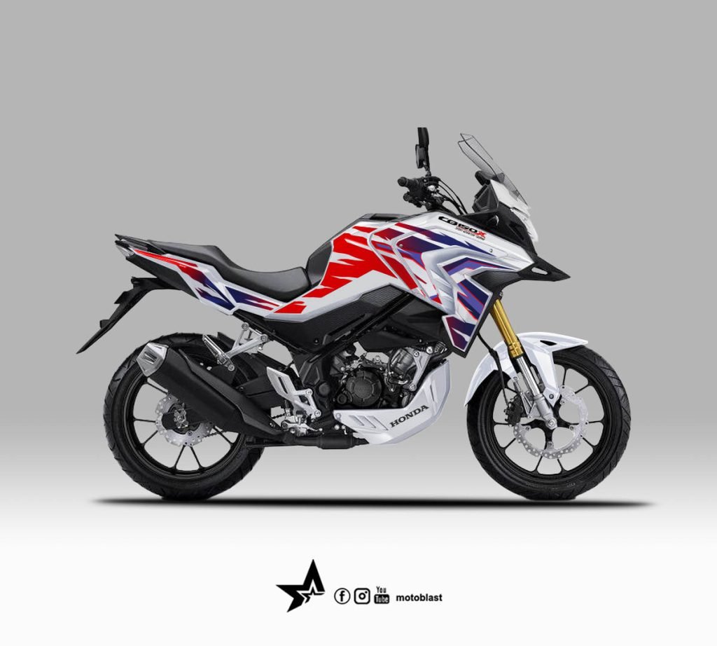 Modifikasi Striping Honda New CB150X anniv fireblade - MOTOBLAST