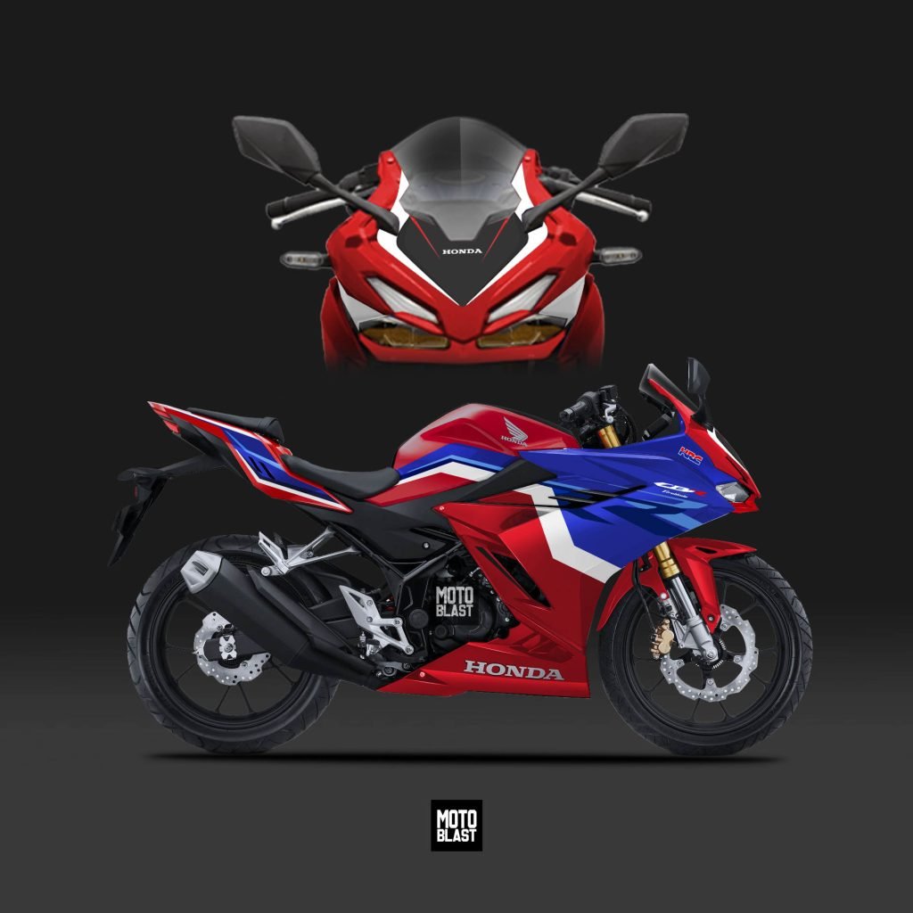 Modifikasi Striping Honda New CBR150r K45R livery HRC - MOTOBLAST