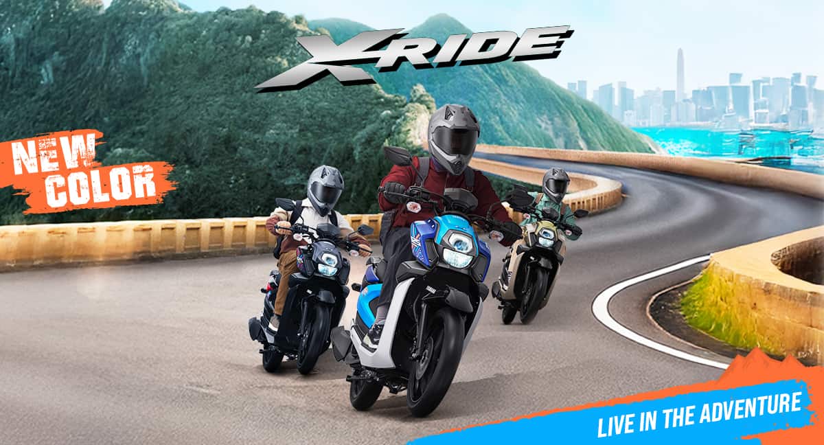 Warna baru Yamaha X-Ride 125 di tahun 2025 semakin Tangguh dan Fresh ...