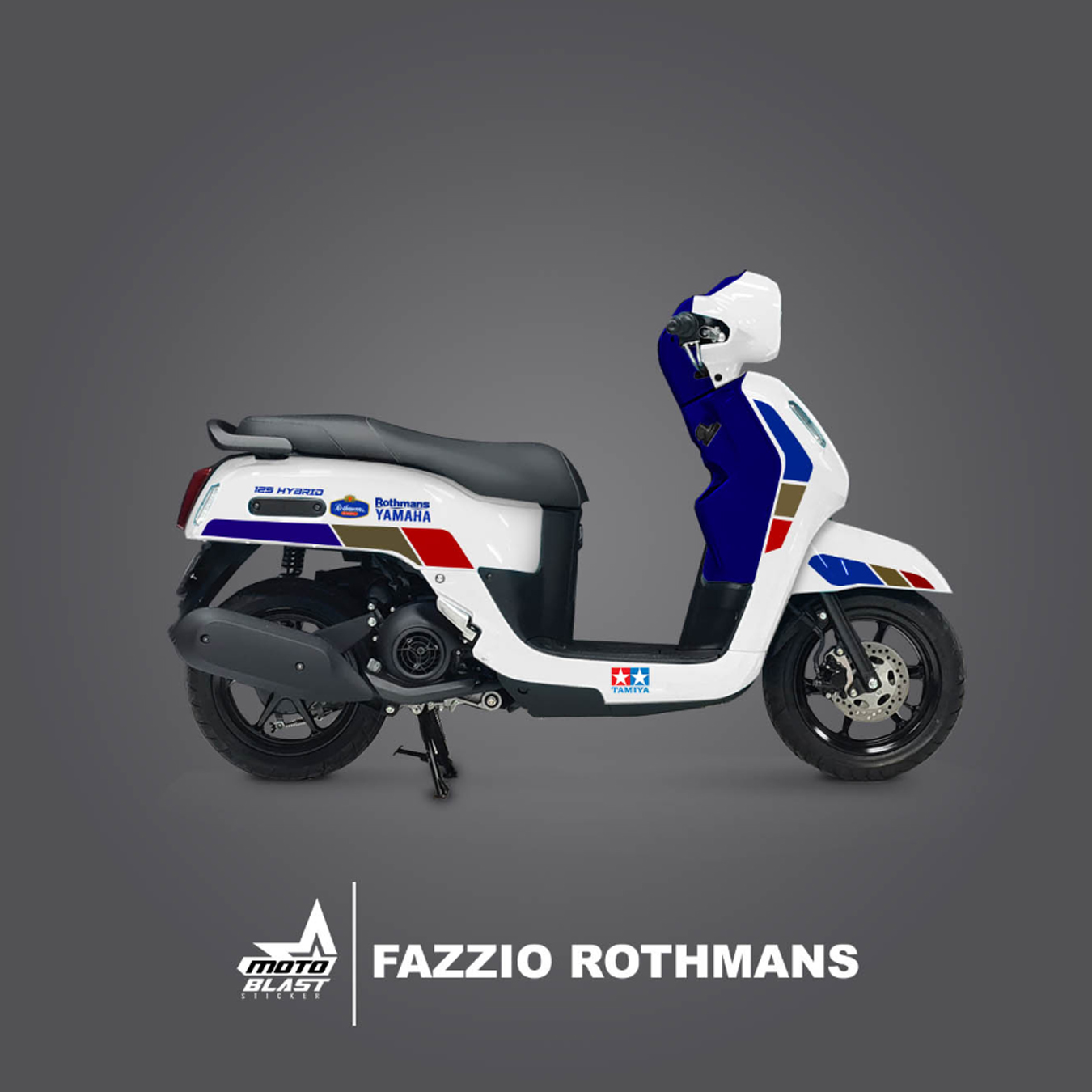 Modifikasi Striping Yamaha Fazzio Rothmans - MOTOBLAST