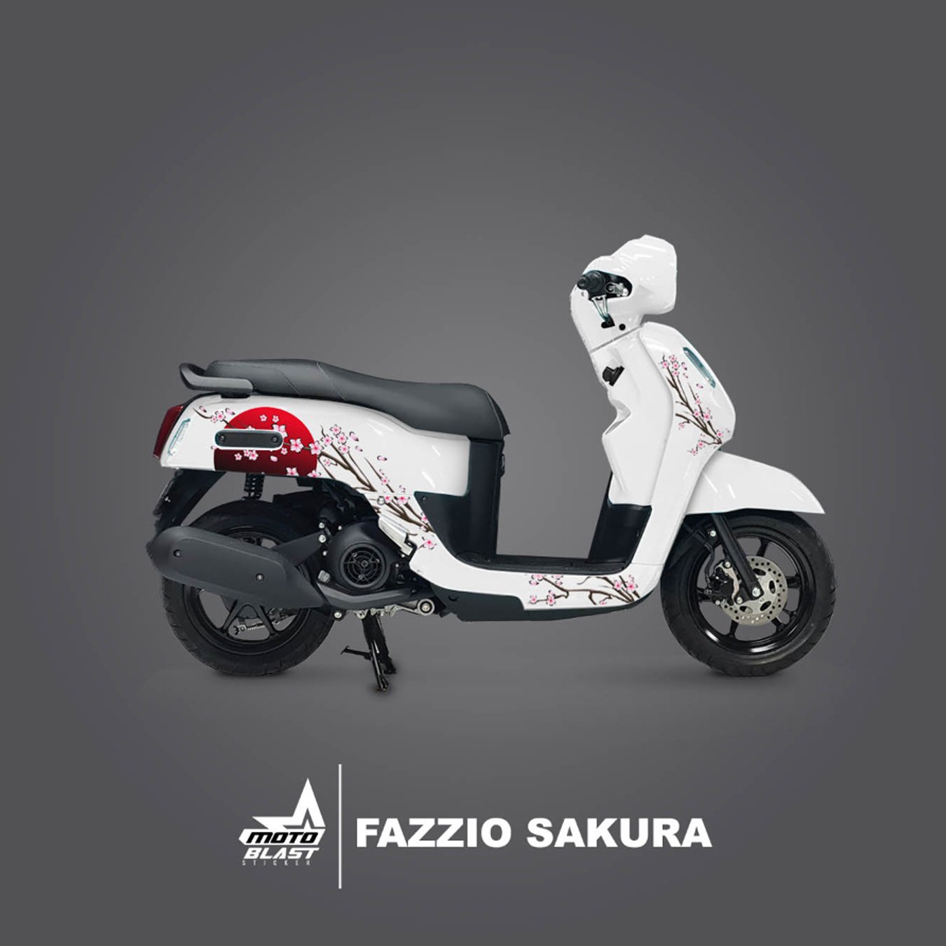 Modifikasi Striping Yamaha Fazzio Sakura - MOTOBLAST