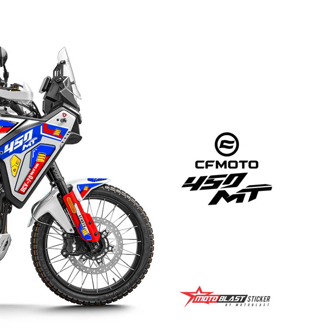 Modifikasi Striping CFMOTO 450 MT Gundam RX-782 - MOTOBLAST